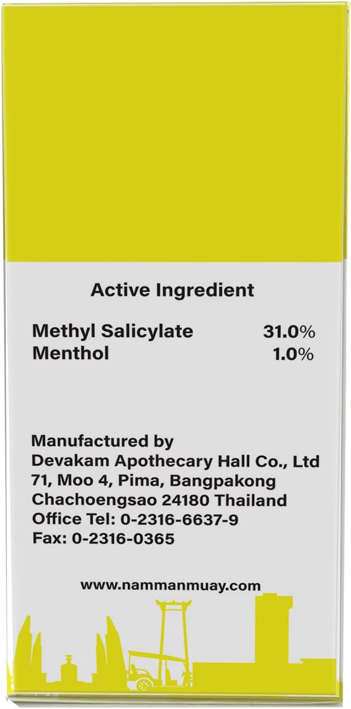 Namman Muay Thai Oil Liniment - 120ml – Toronto Fight Shop